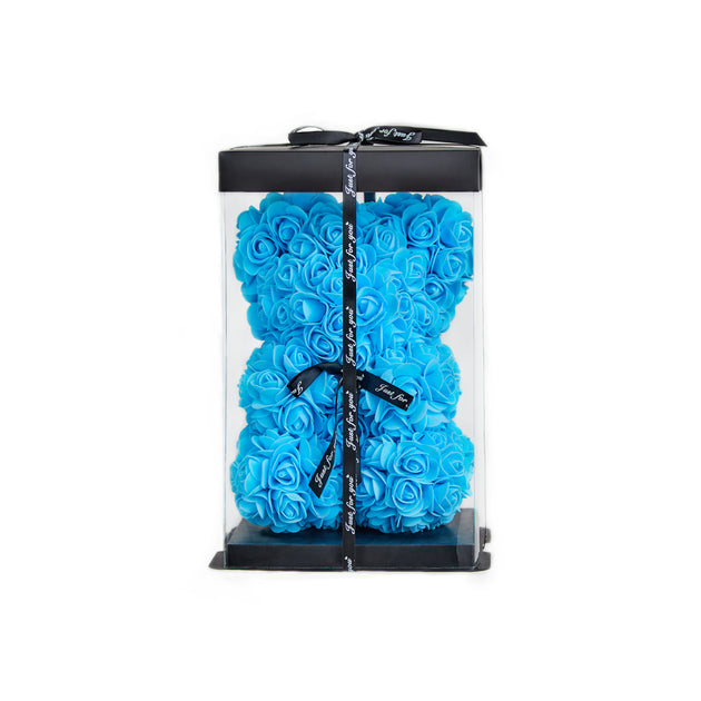 Blue Rose Bear